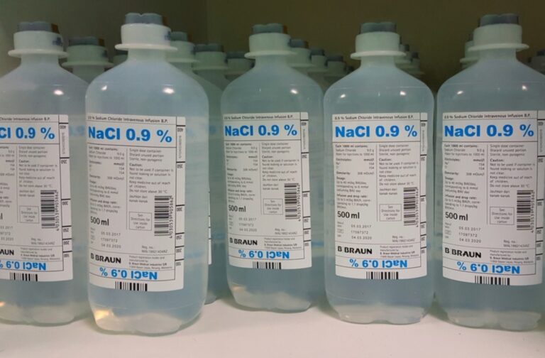How The Prefilled 0 9 Sodium Chloride IV Solution Shortage Is